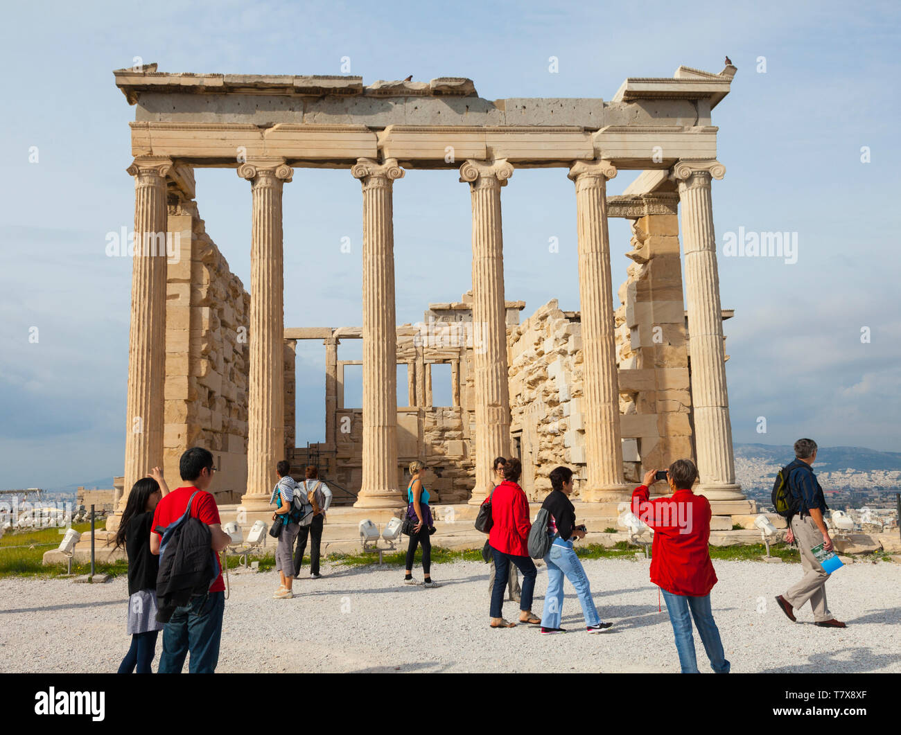 Templo de Erecteion. Acrópolis. Atenas, Grecia Stock Photo - Alamy