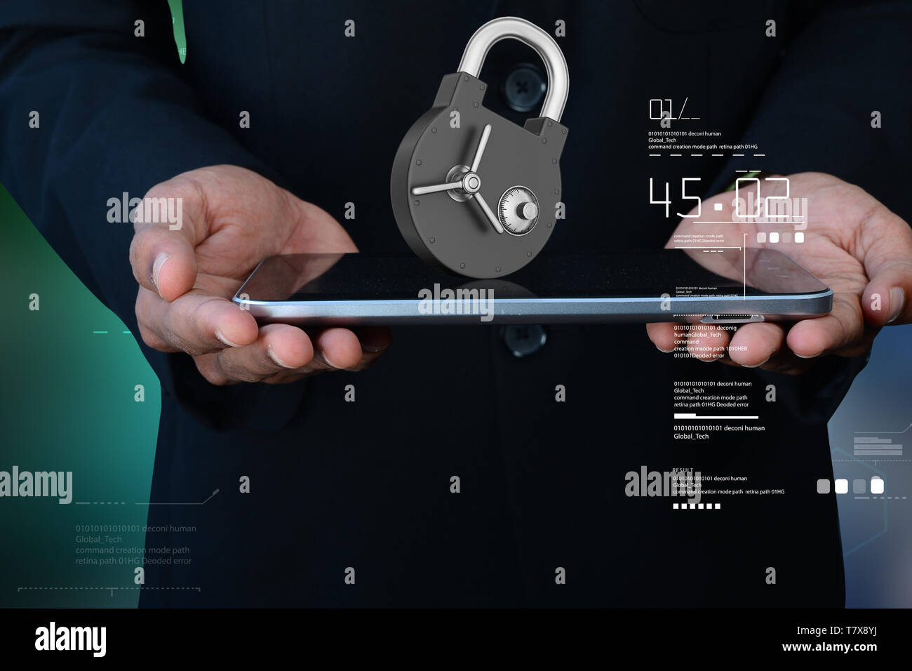 Mobile Internet security Concept Stock Photo - Alamy