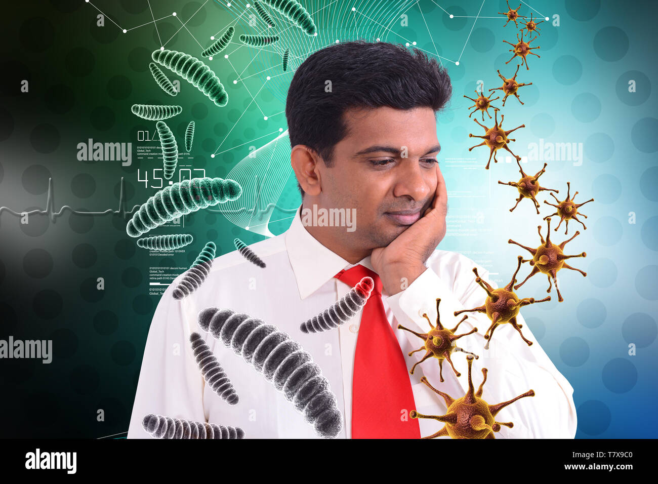 Bacteria biology biomedical hi-res stock photography and images - Alamy