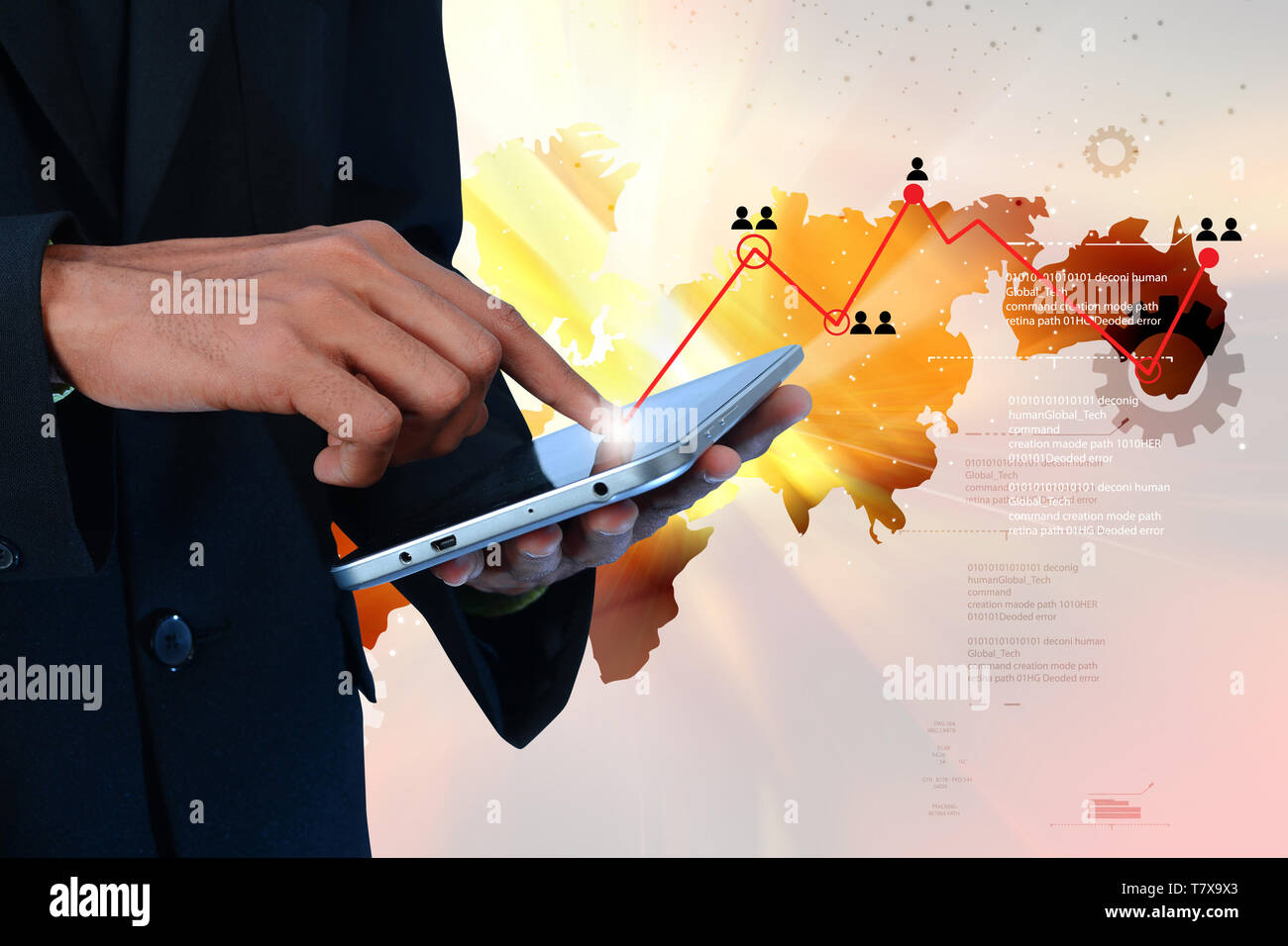 Online trading concept hi-res stock photography and images - Alamy