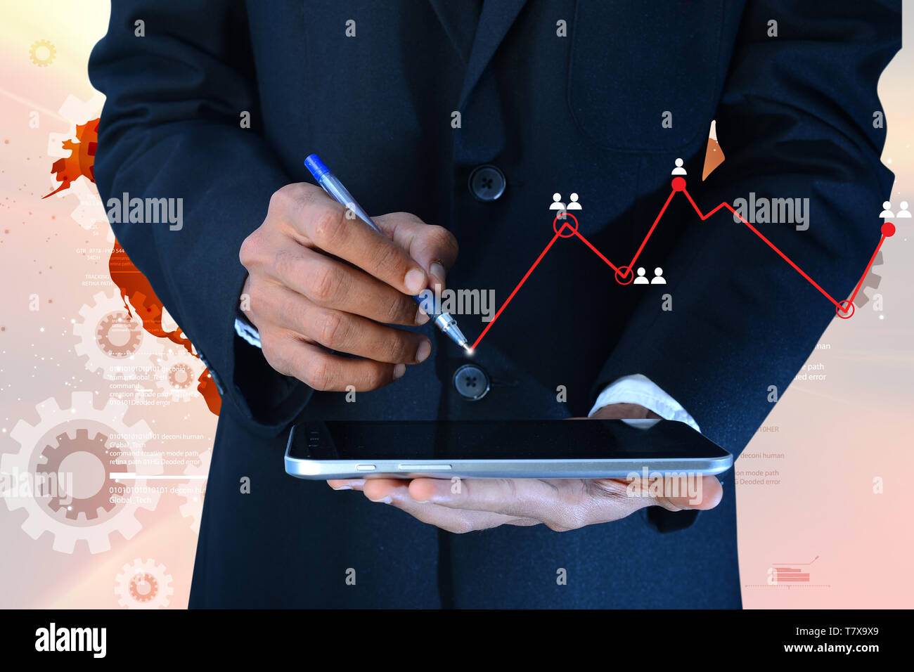 Online trading share hi-res stock photography and images - Alamy