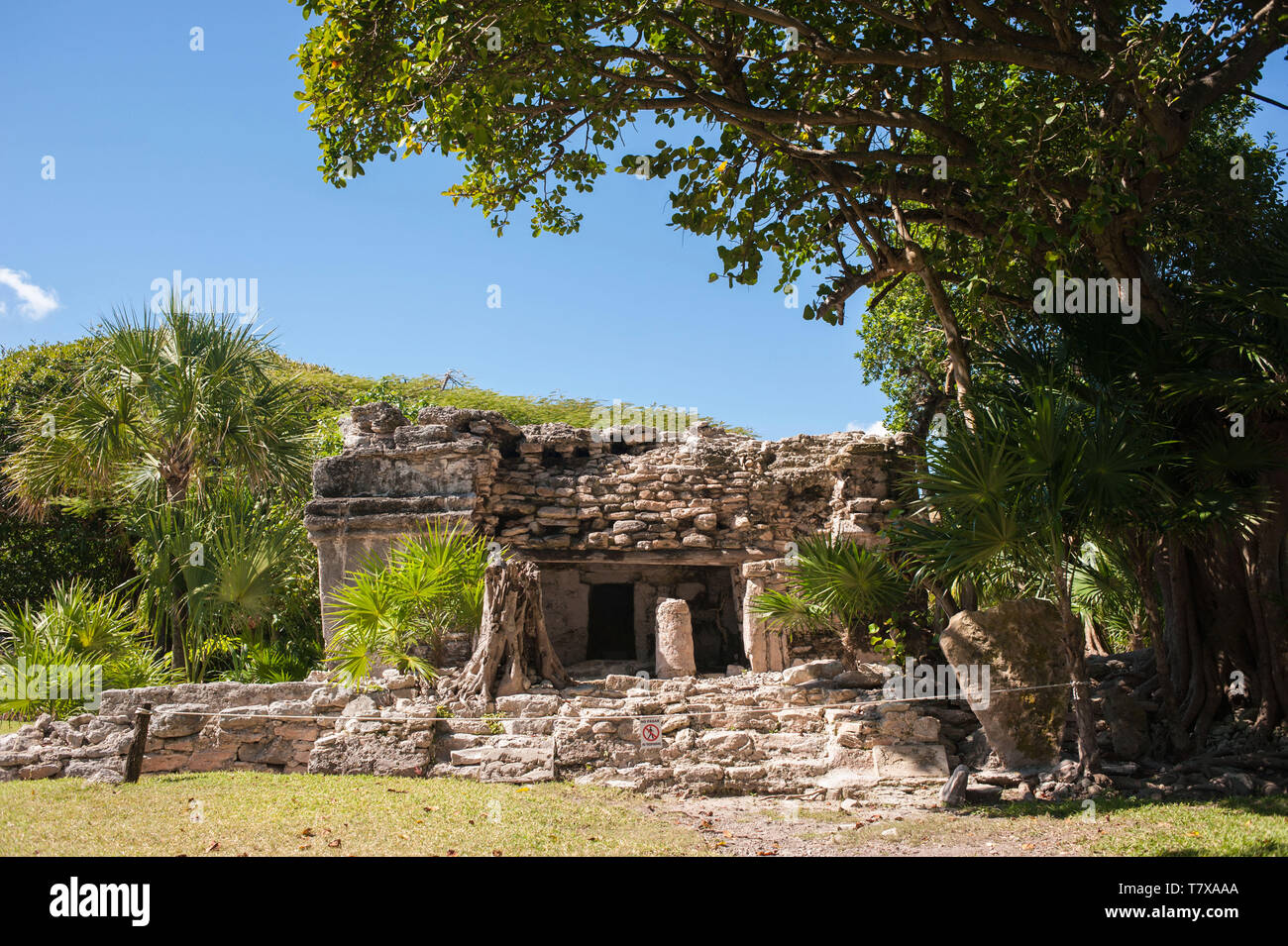 Xaman-ha Mayan ruins, Condominio Playacar. Playa del Carmen, Yucatan ...