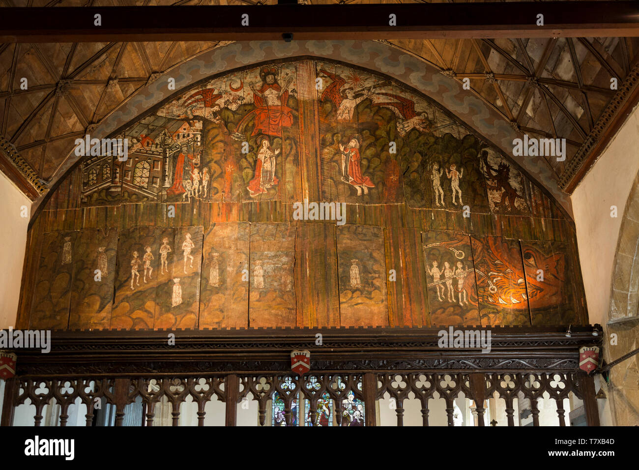 Last judgement medieval painting doom hi-res stock photography and ...