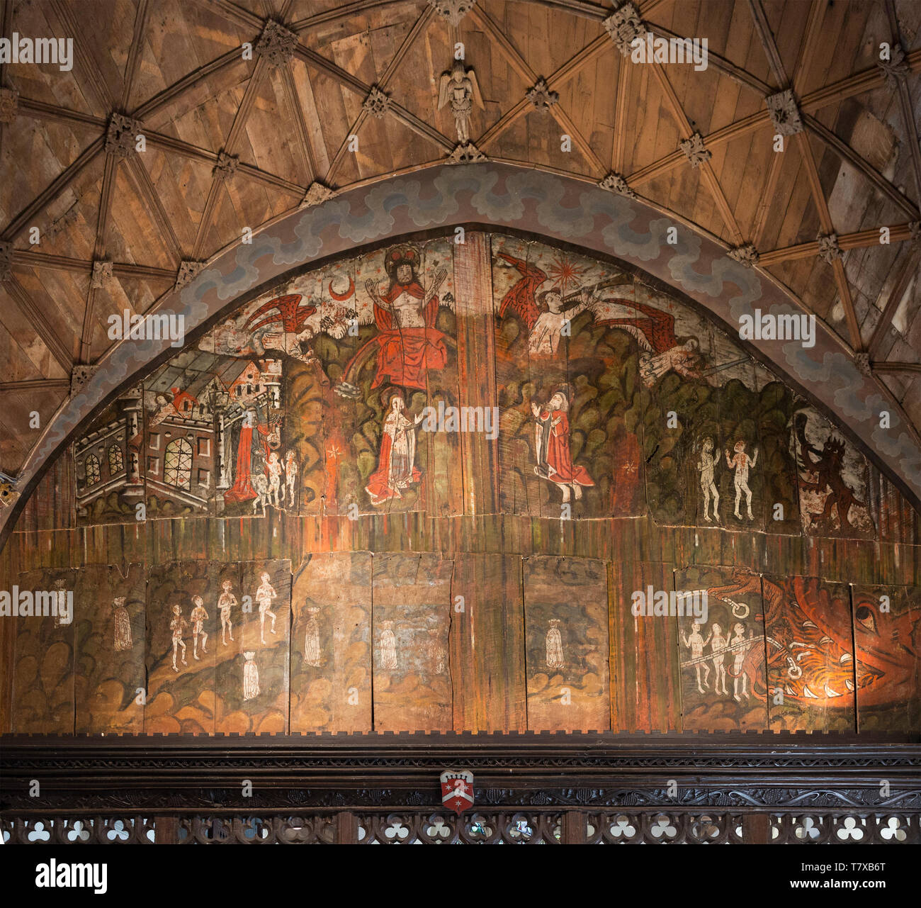 Last judgement medieval painting doom hi-res stock photography and ...