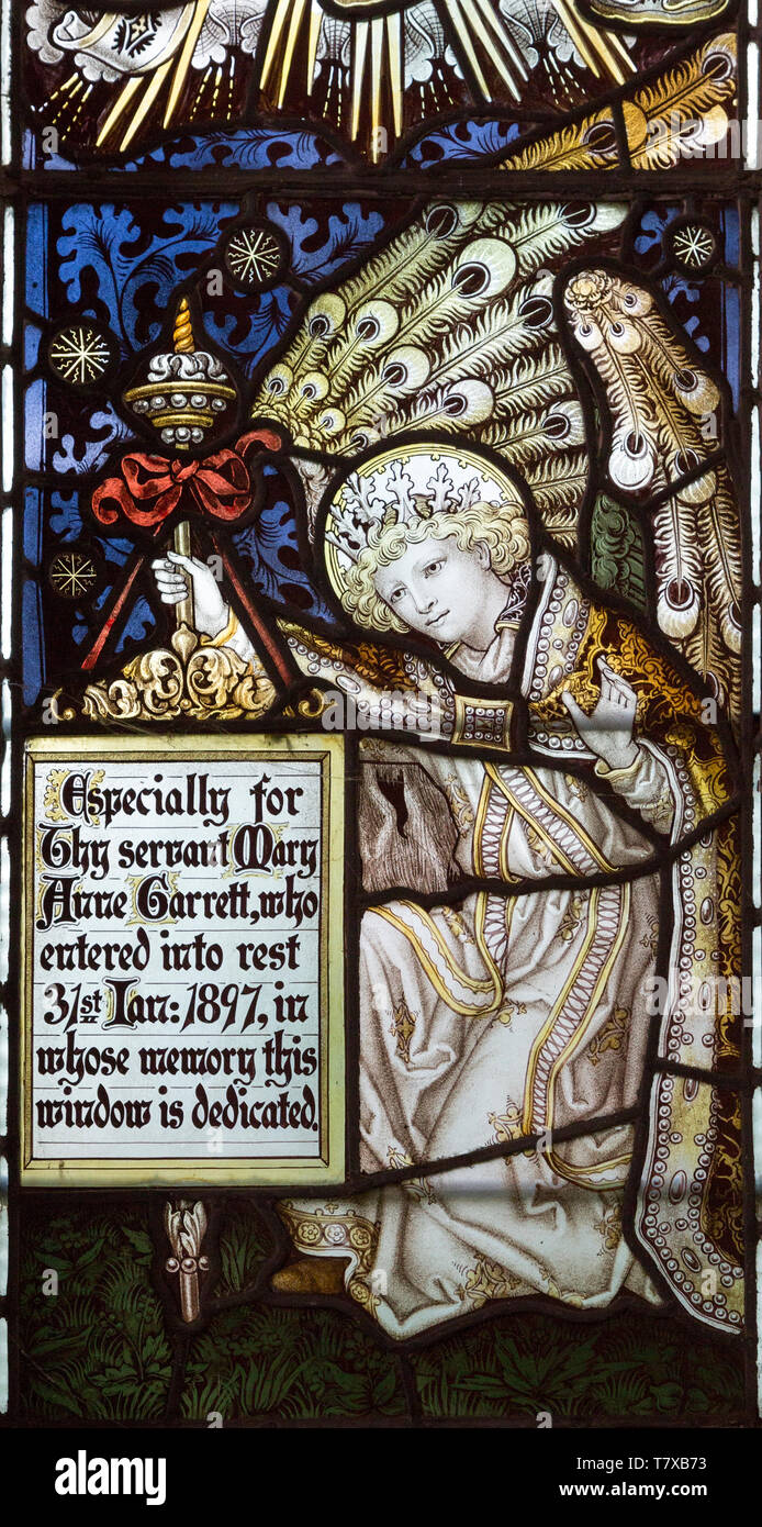 Mary Anne Garrett Memorial stained glass window female martyrs 1897 ...