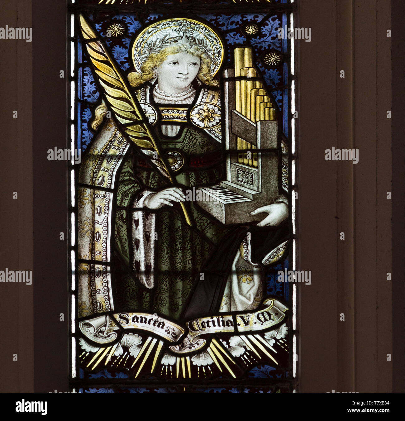 Mary Anne Garrett Memorial stained glass window female martyrs 1897 ...