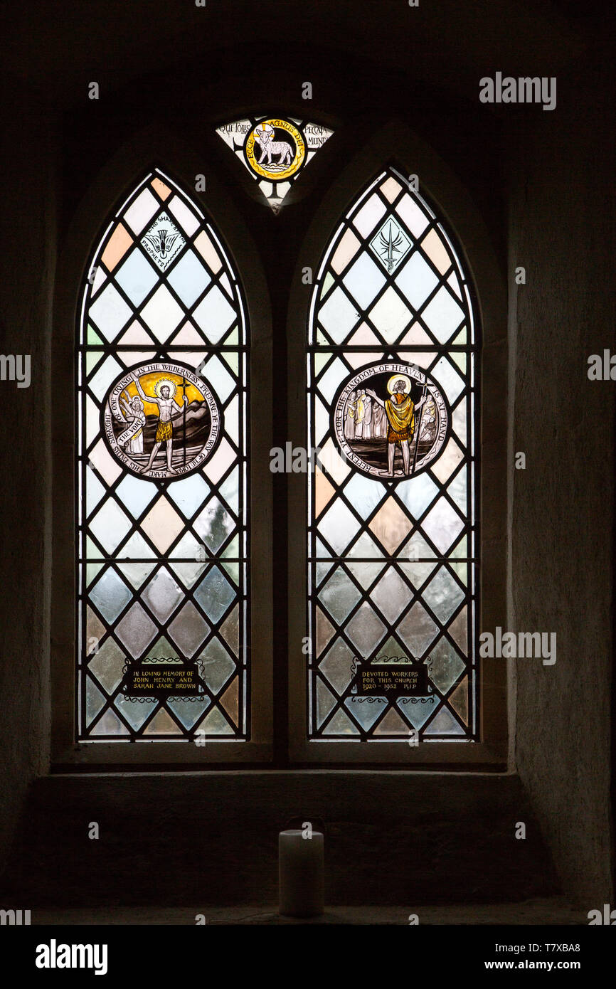 Church of John the Baptist, Barnby, Suffolk, England, UK stained glass ...