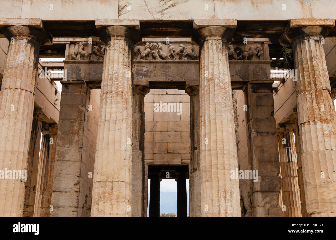 Templo De Hefesto En Hefesto El Templo Más Preservada De La Antigua