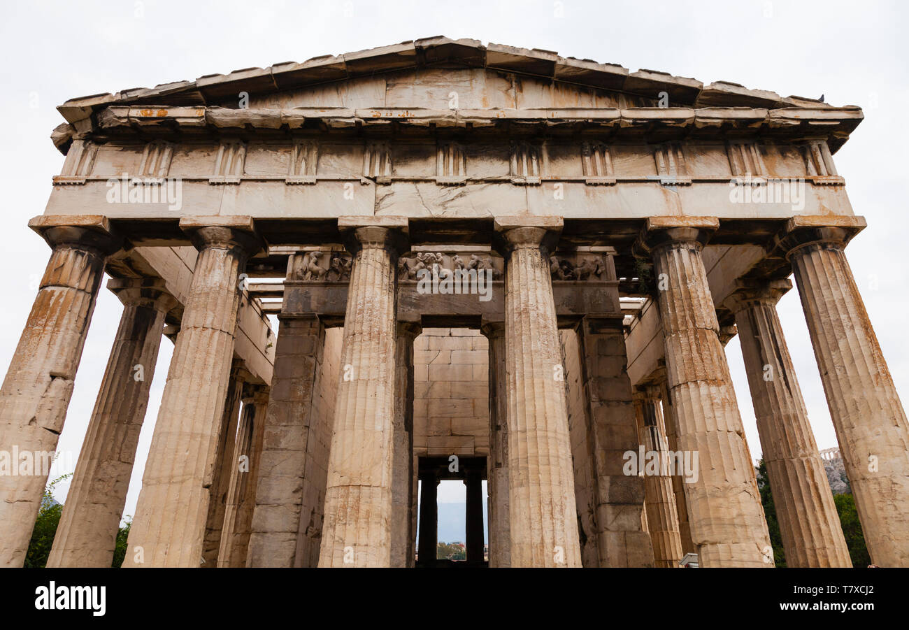 Columnas Dóricas En La Antigua Grecia ARQUITECTURA GRIEGA