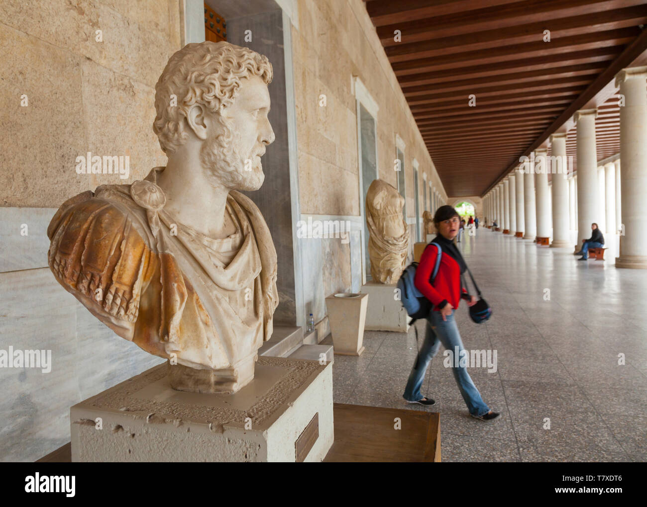 Museo del Ágora. Pórtico de Atalo. Ágora Griega. Acrópolis. Atenas ...