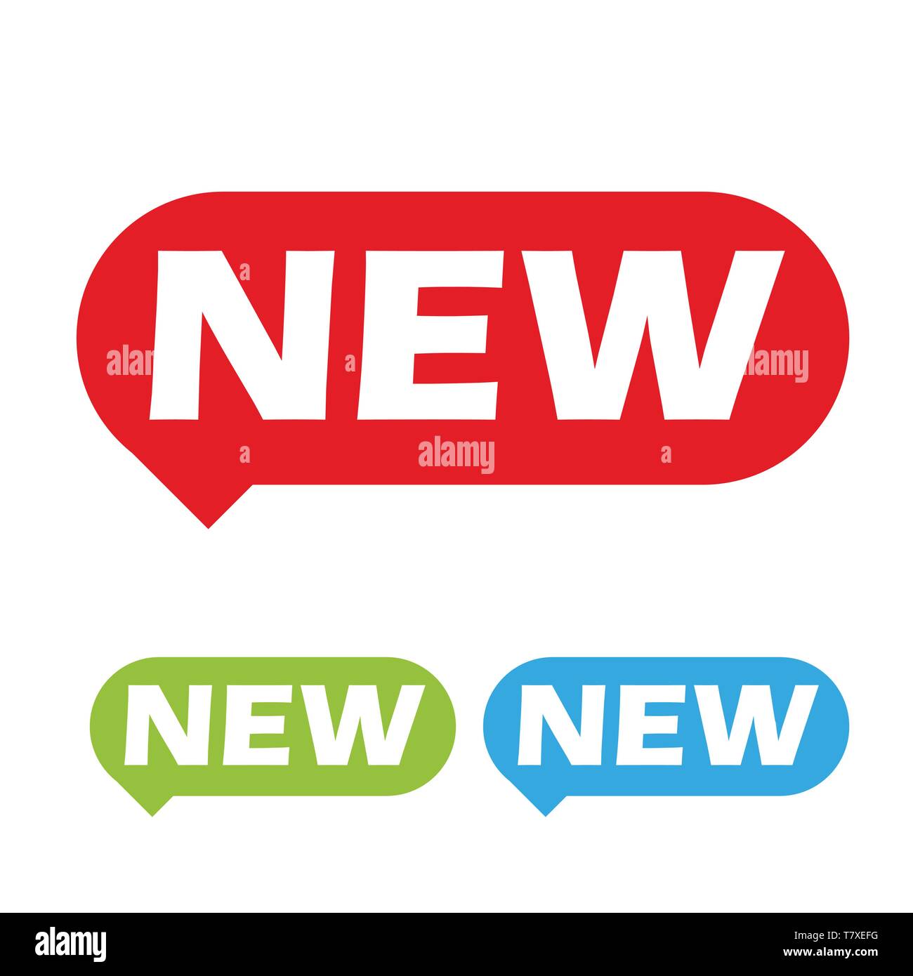 Badge speech bubble note Cut Out Stock Images & Pictures - Alamy