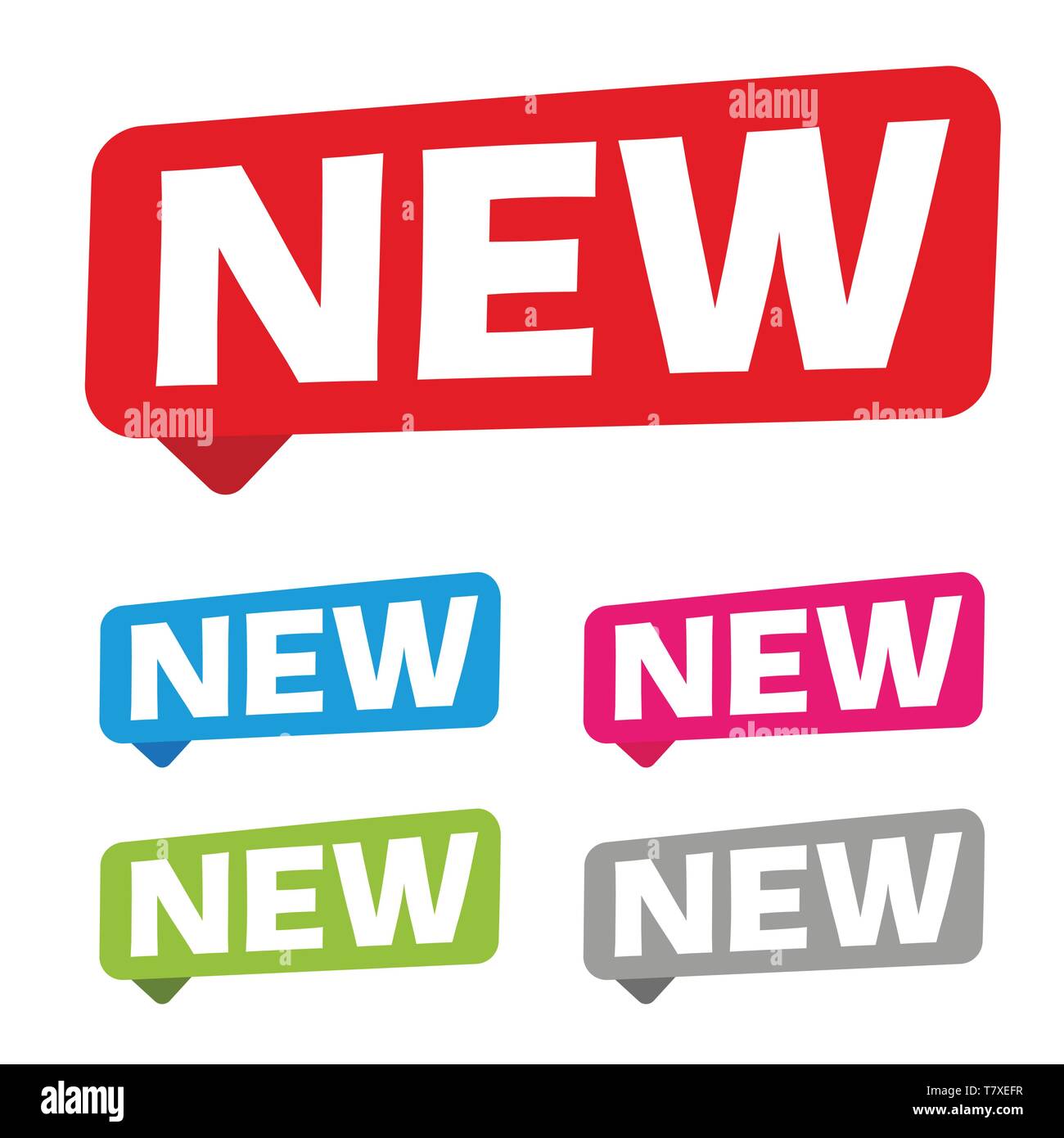 Badge speech bubble note Cut Out Stock Images & Pictures - Alamy