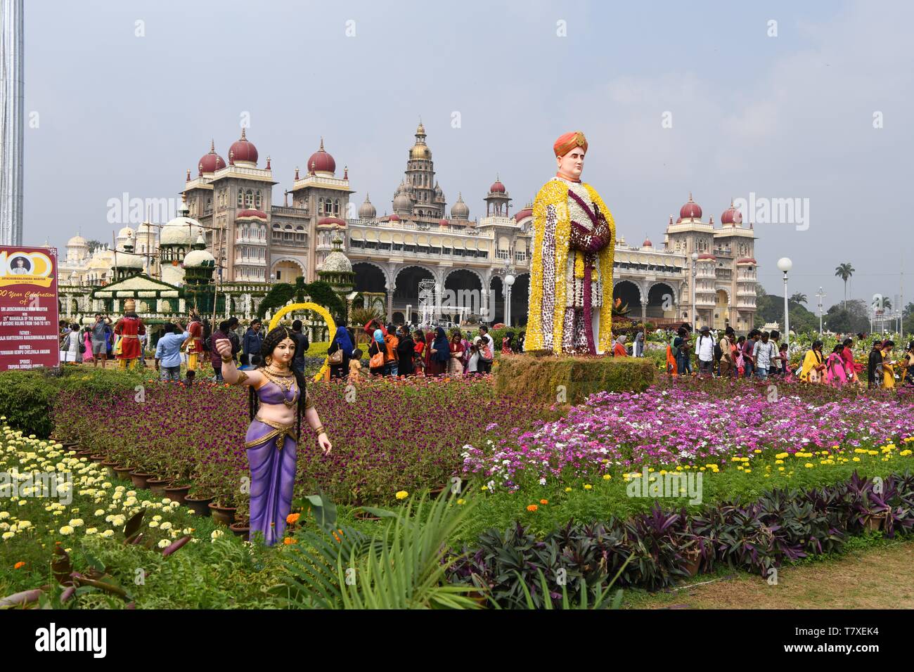 The Royal Seat of the Maharajas of Mysore, Mysore Palace, India Stock ...