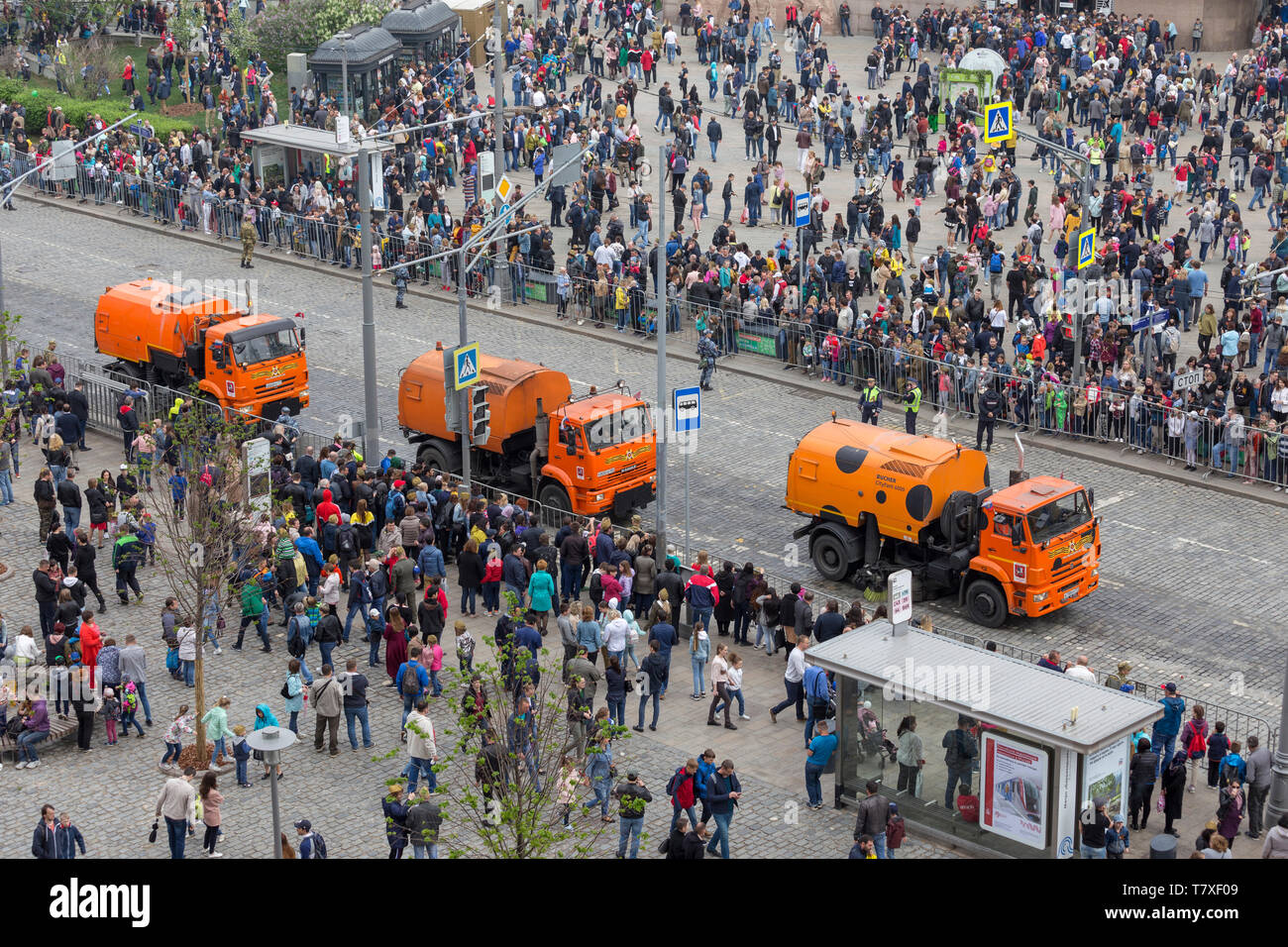 Russian military transport parade on hi-res stock photography and ...