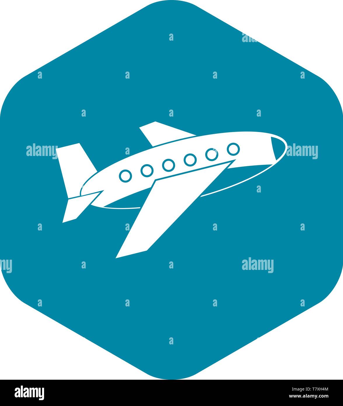 Airplane icon, simple style Stock Vector Image & Art - Alamy