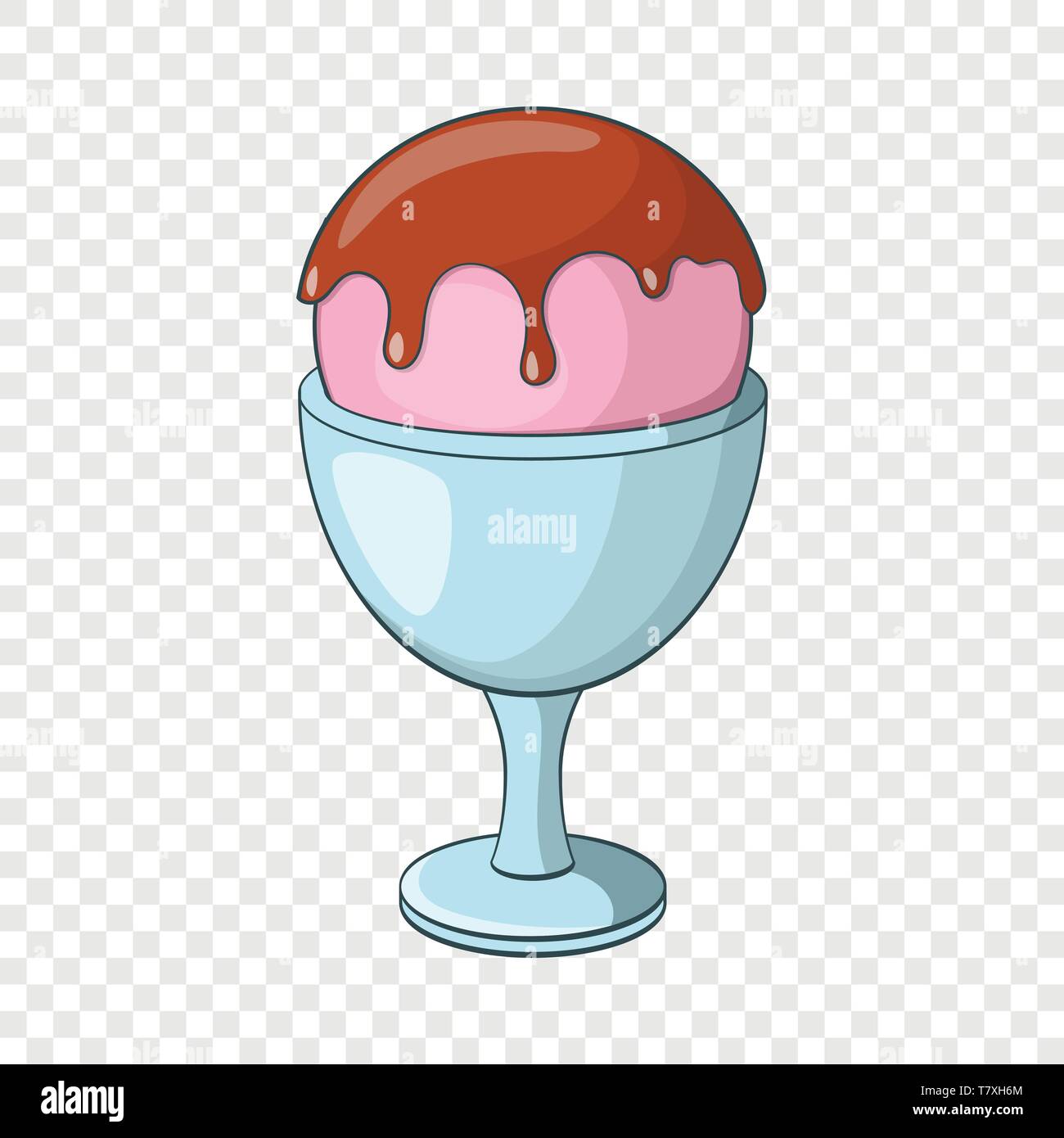 Ice cream ball icon, cartoon style Stock Vector Image & Art - Alamy