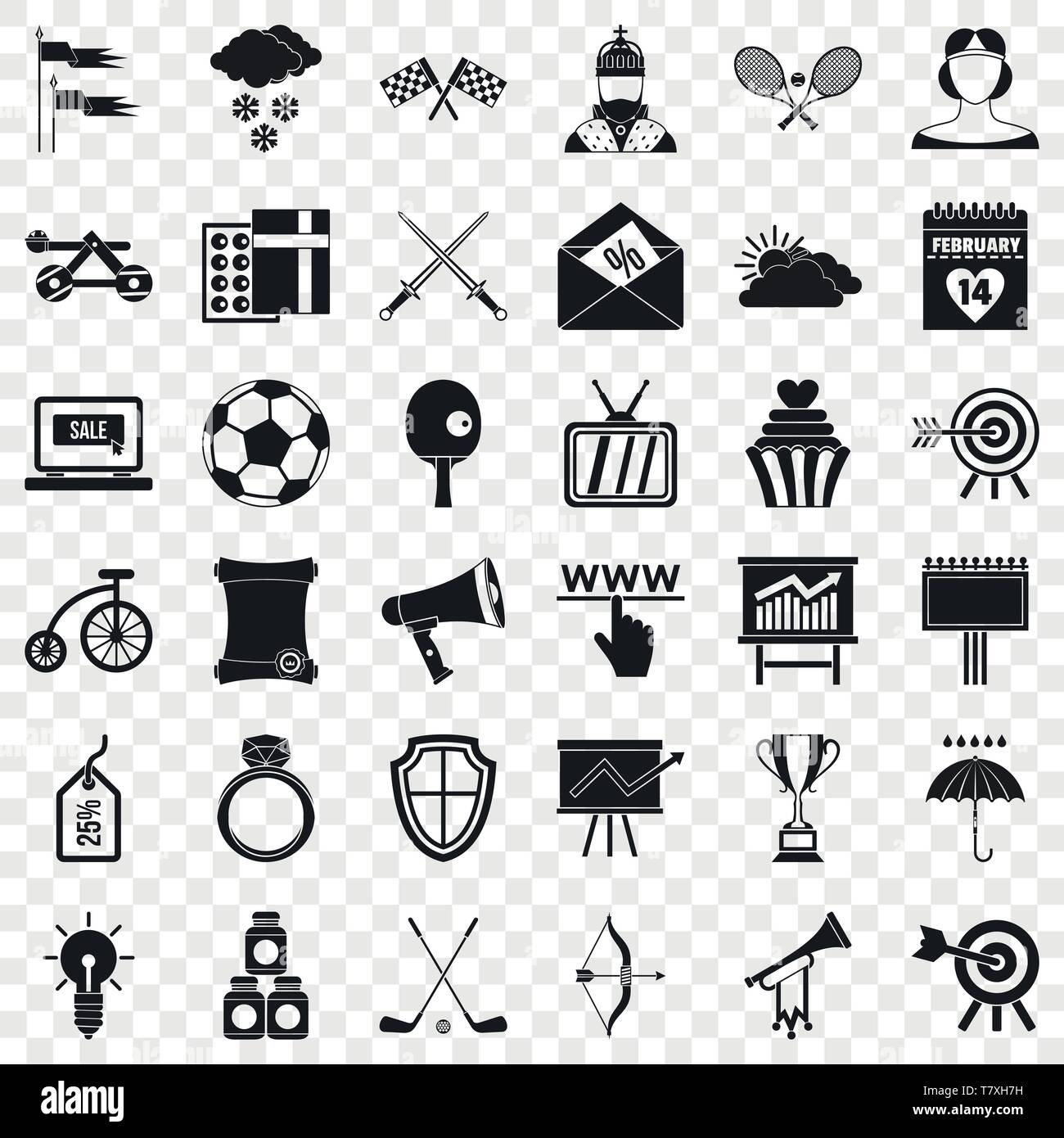 Flying arrow icons set, simple style Stock Vector Image & Art - Alamy