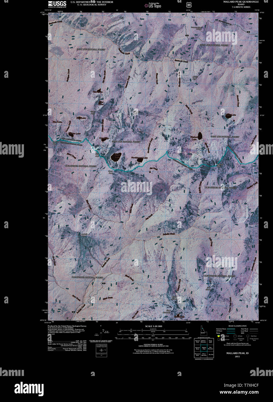 Map of mallard hi-res stock photography and images - Alamy