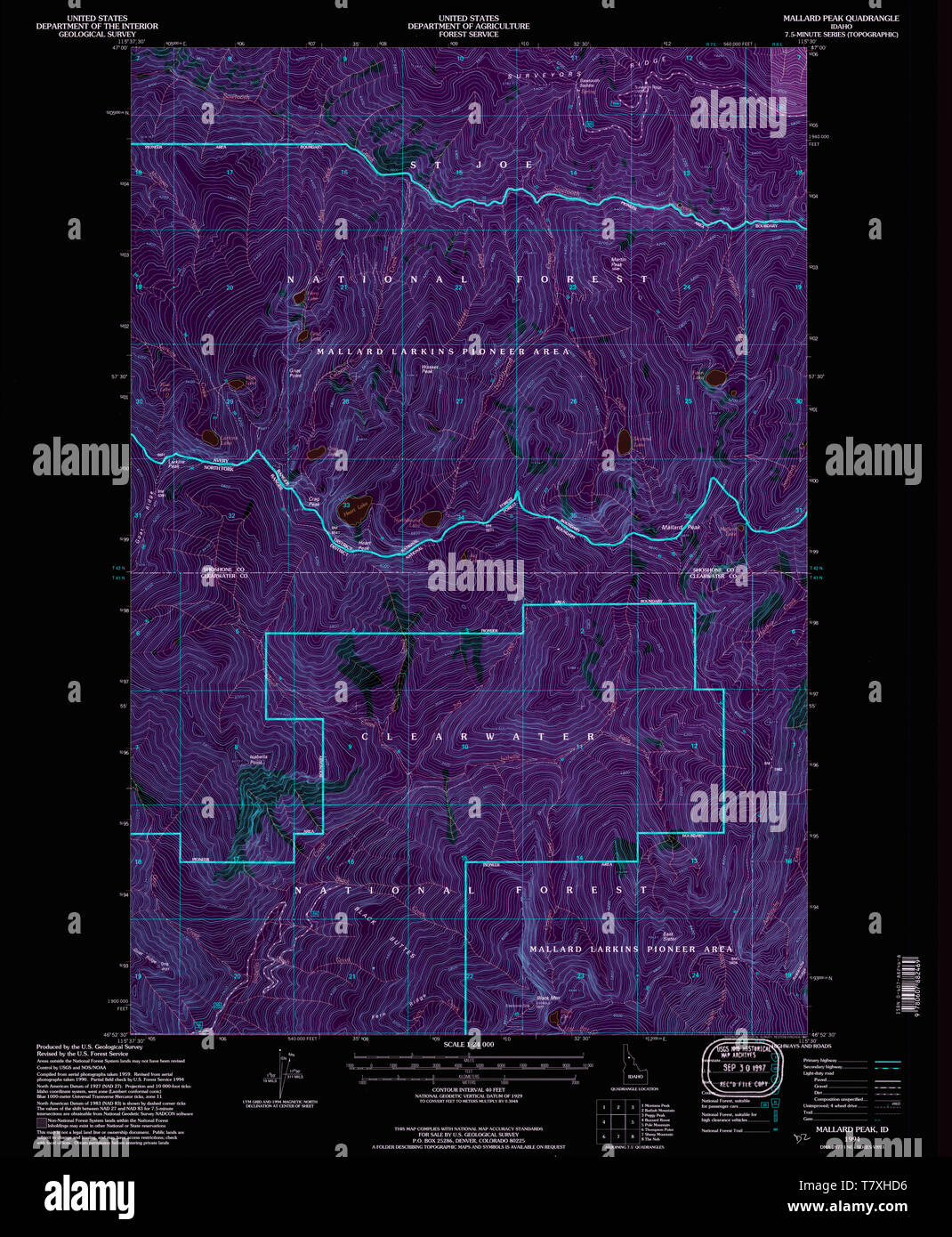 Map of mallard hi-res stock photography and images - Alamy