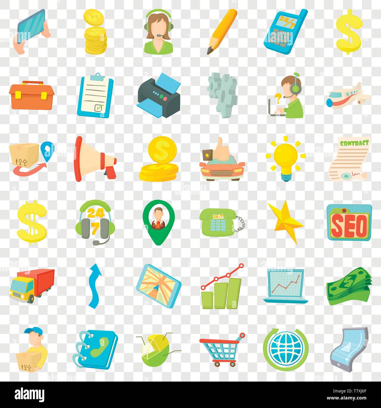 Good business icons set, cartoon style Stock Vector Image & Art - Alamy