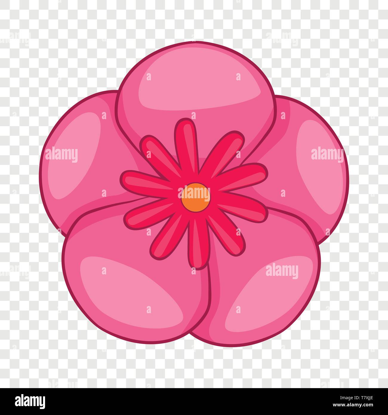 Rose of sharon national flower of korea Stock Vector Images - Alamy