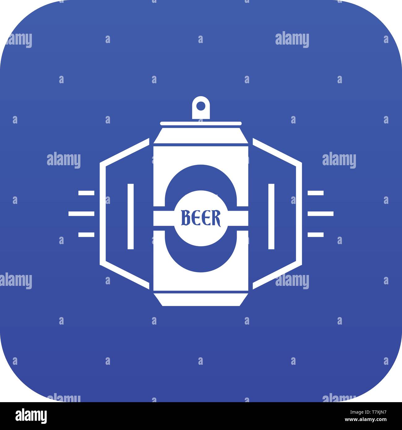 Top view beer can Stock Vector Images - Alamy