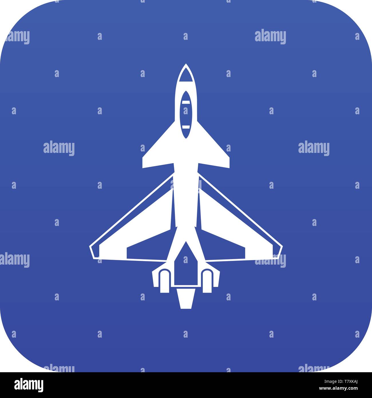 Military fighter jet icon digital blue Stock Vector Image & Art - Alamy