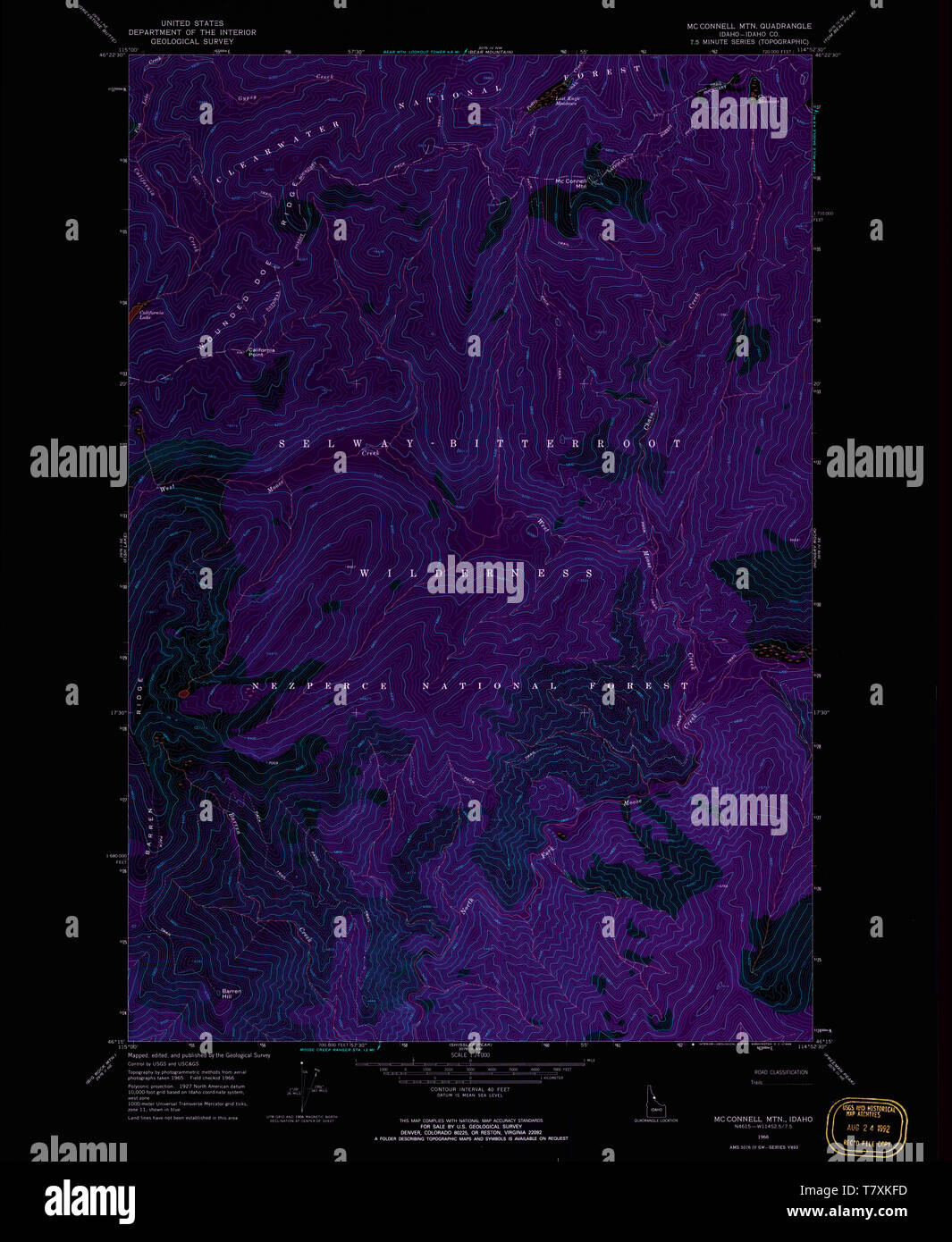 Connell map hi-res stock photography and images - Alamy