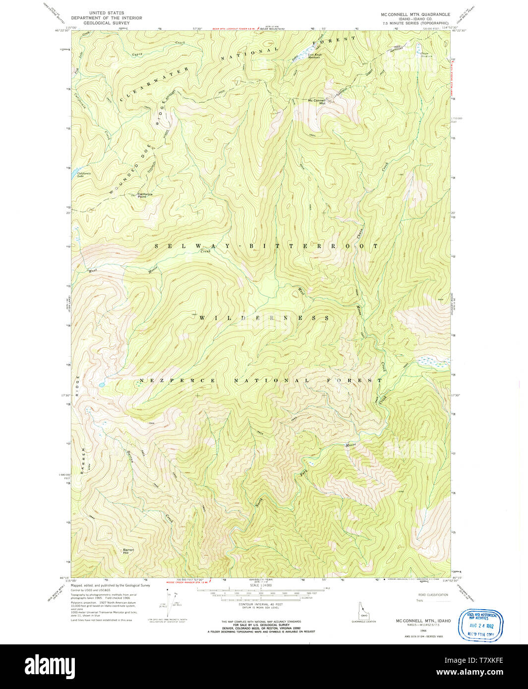 Connell map hi-res stock photography and images - Alamy