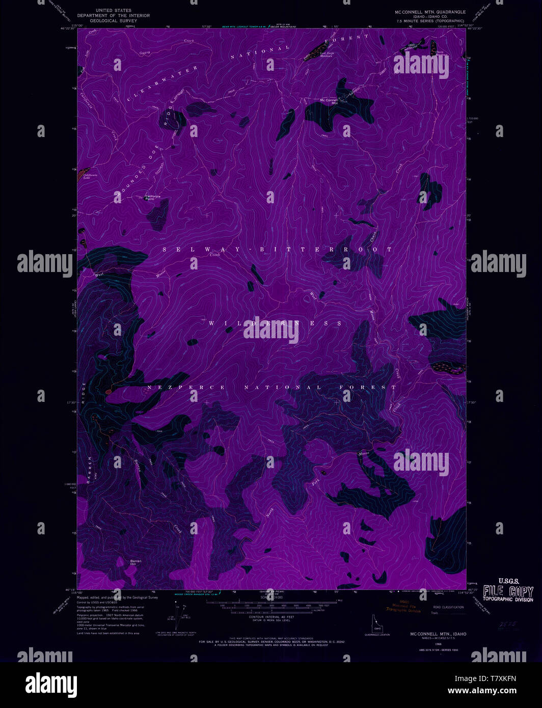 Map of connell hi-res stock photography and images - Alamy