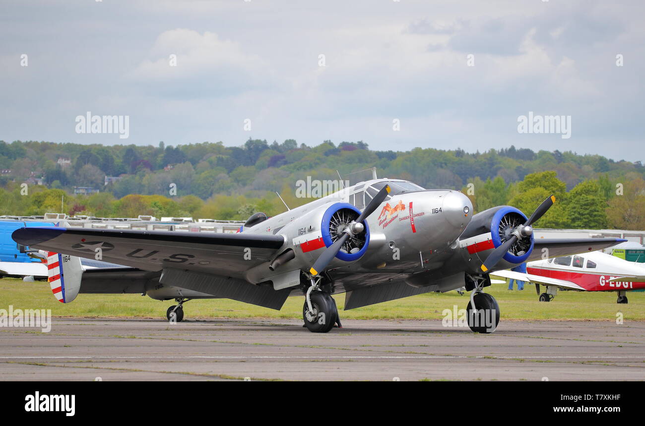 Beechcraft 18 plane hi-res stock photography and images - Alamy