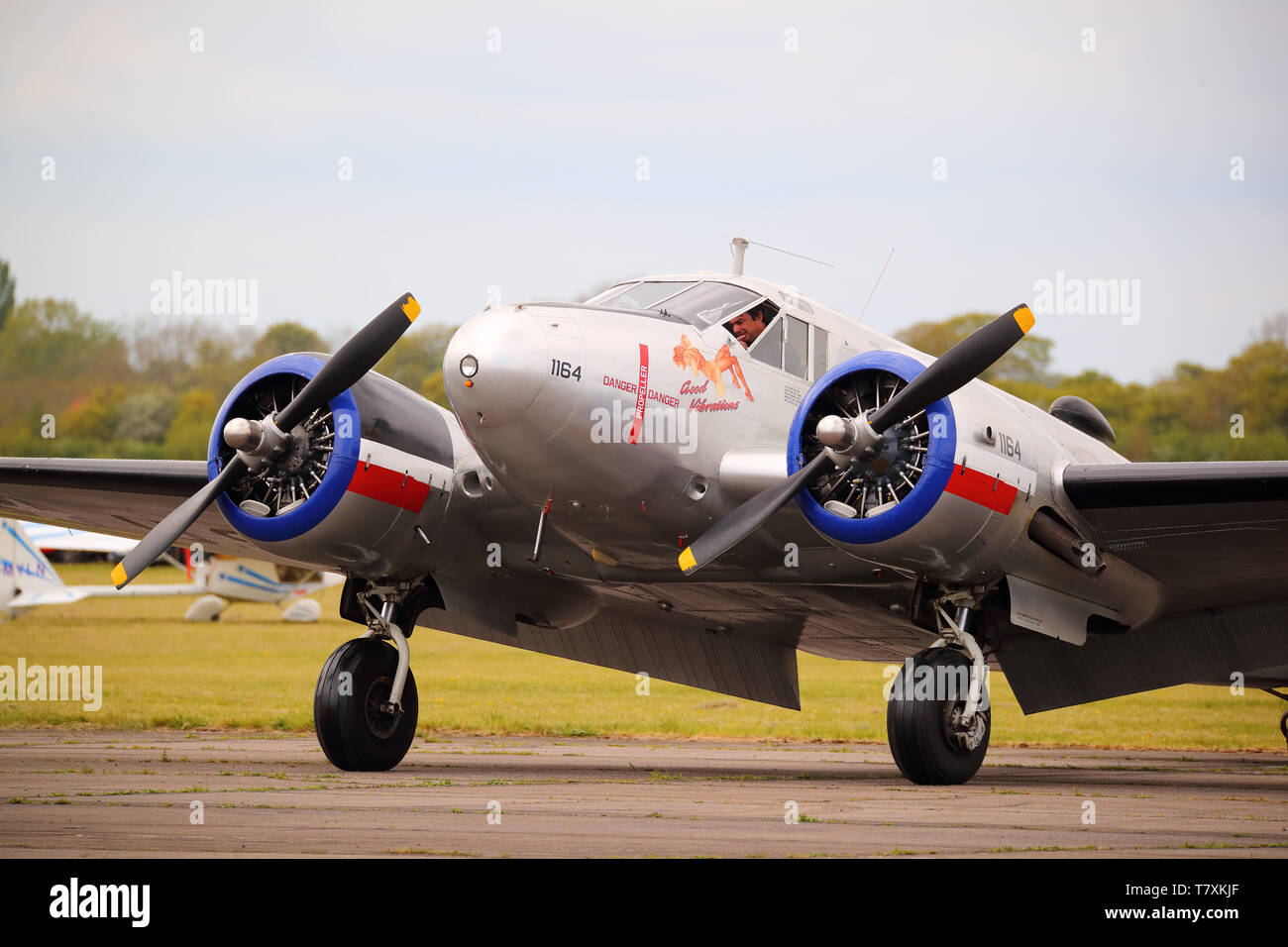 Beech 18 aircraft hi-res stock photography and images - Alamy