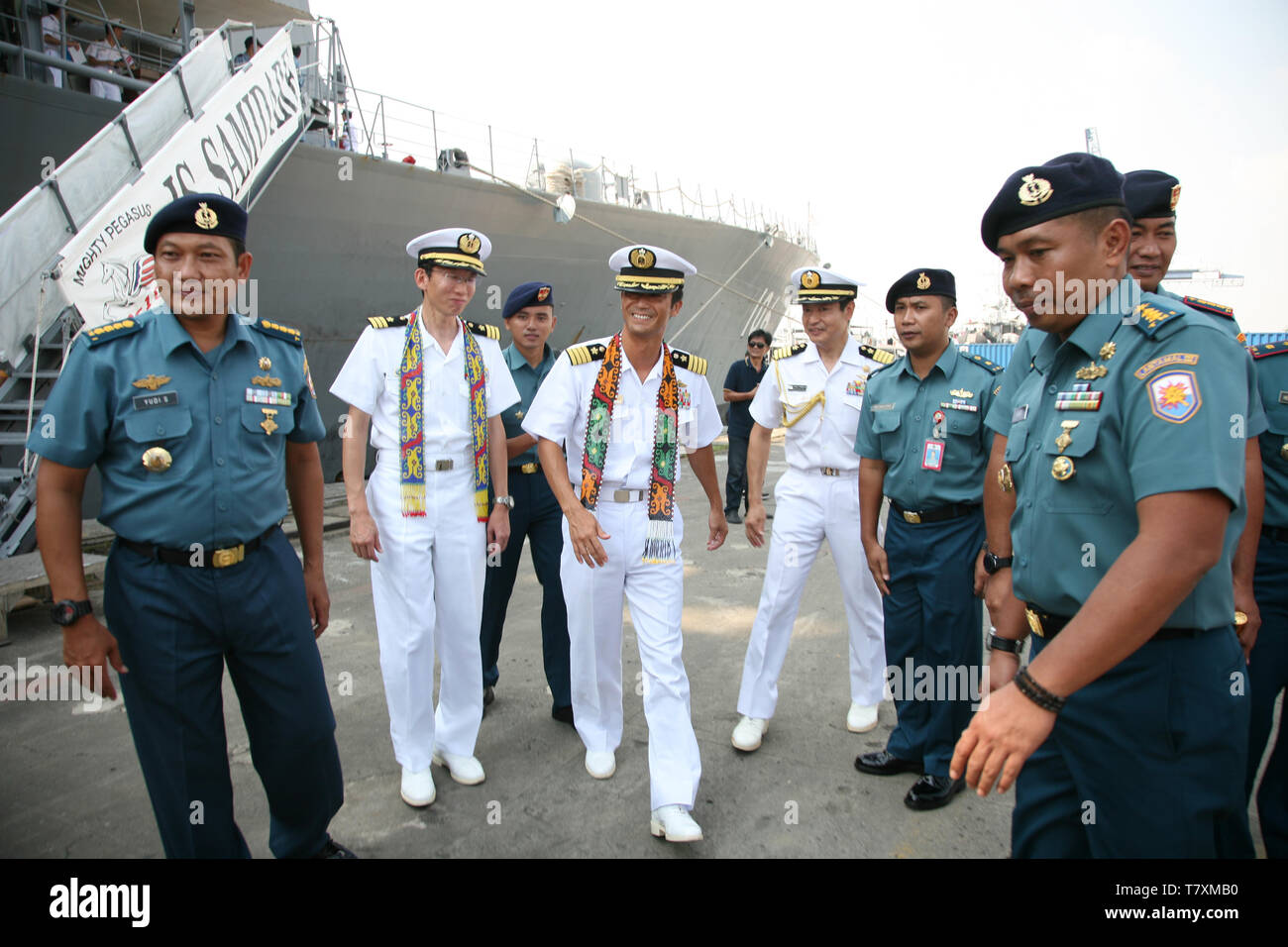 Jakarta, Indonesia. 08th May, 2019. Warship Japan Maritim Self Defense ...