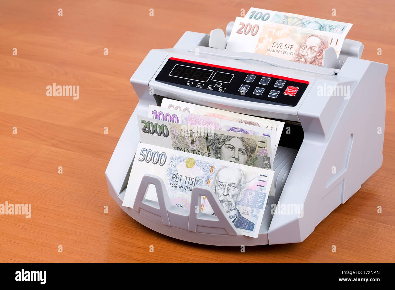 Banking equipment counting cash currency hi-res stock photography and ...
