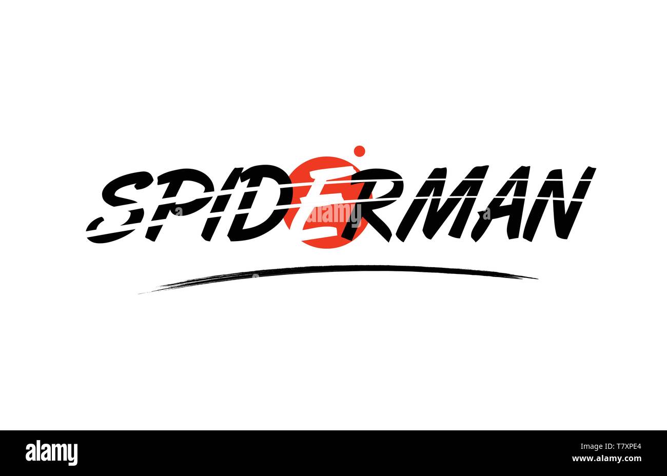 Spiderman logo hi-res stock photography and images - Alamy
