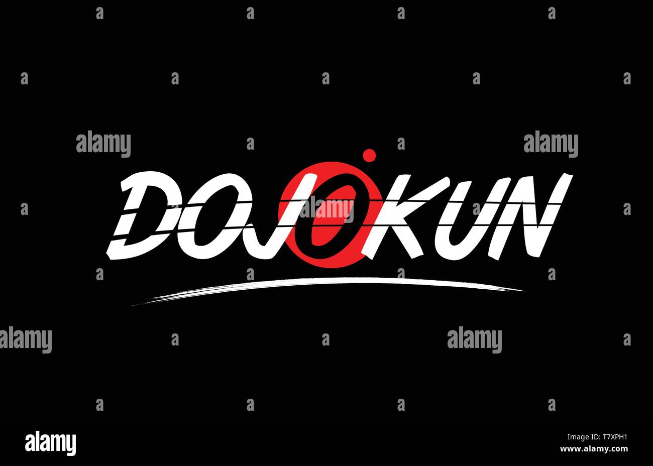 Dojo kun Stock Vector Images - Alamy