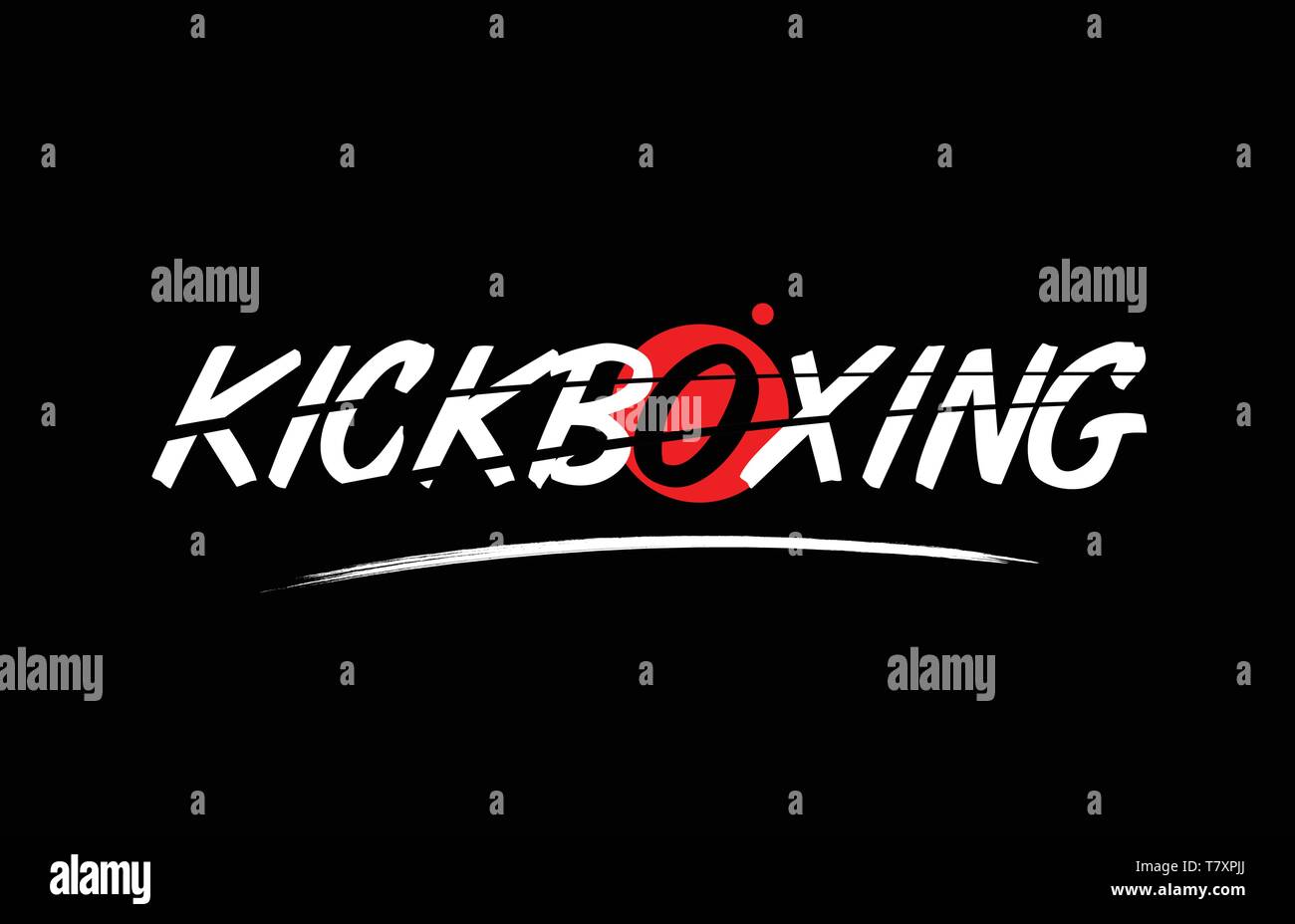 Kickboxing Stock Vector Images - Alamy