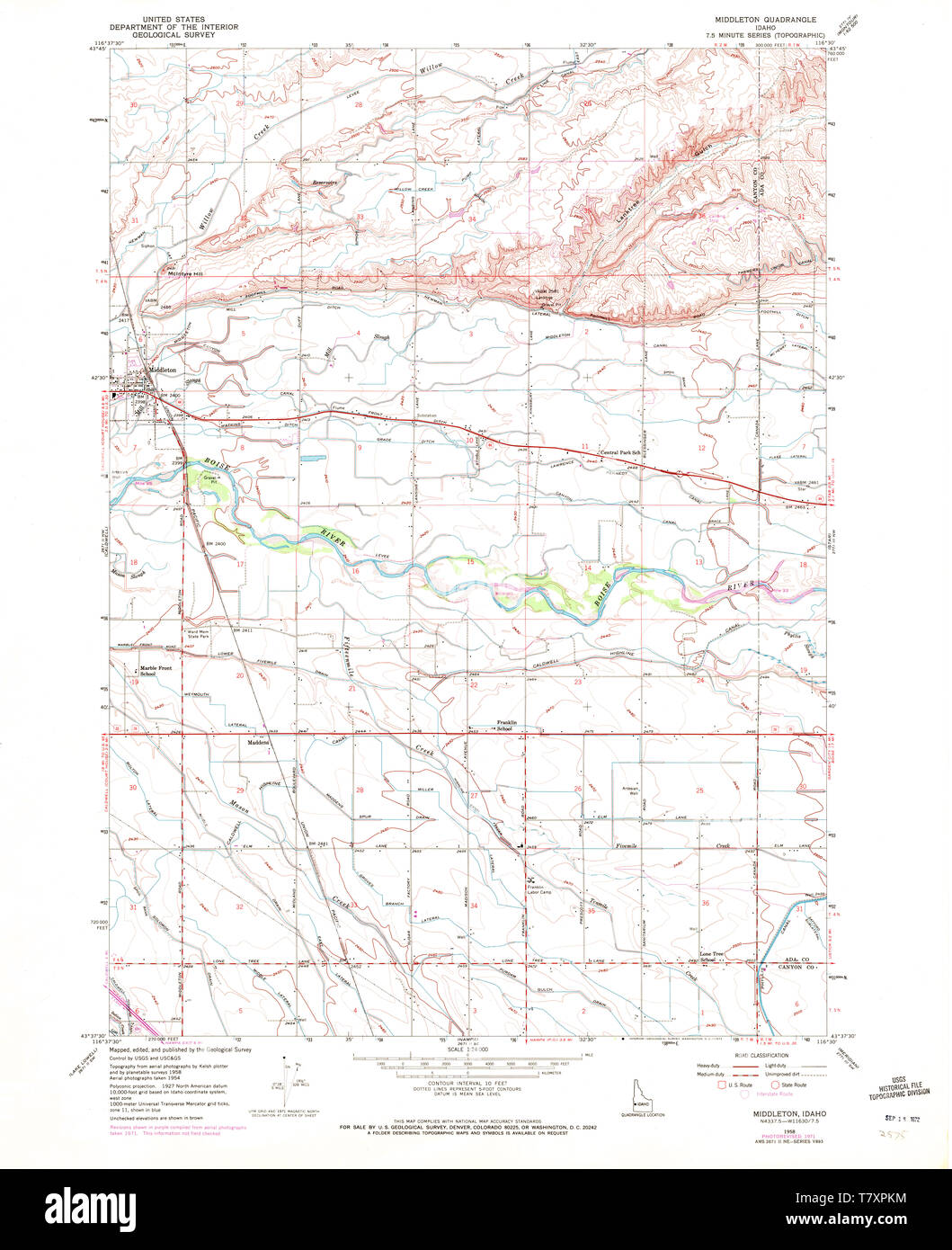Map Of Middleton High Resolution Stock Photography and Images - Alamy