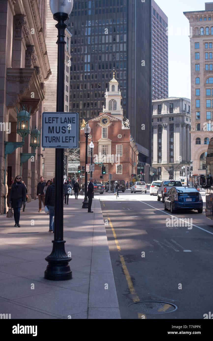 Streets of Boston, Massachusetts USA Stock Photo - Alamy