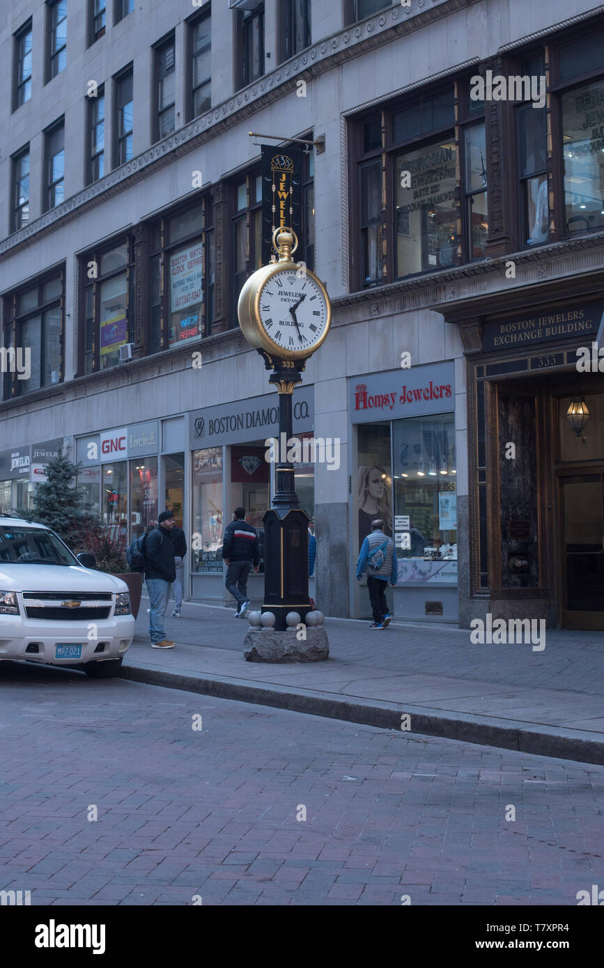 Streets of Boston, Massachusetts USA Stock Photo - Alamy