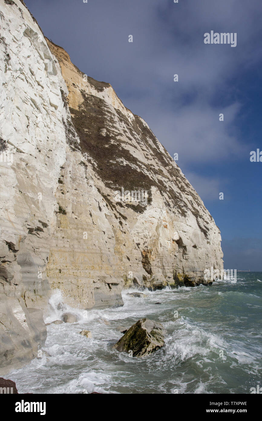 Erosion white cliffs dover chalk hi-res stock photography and images ...