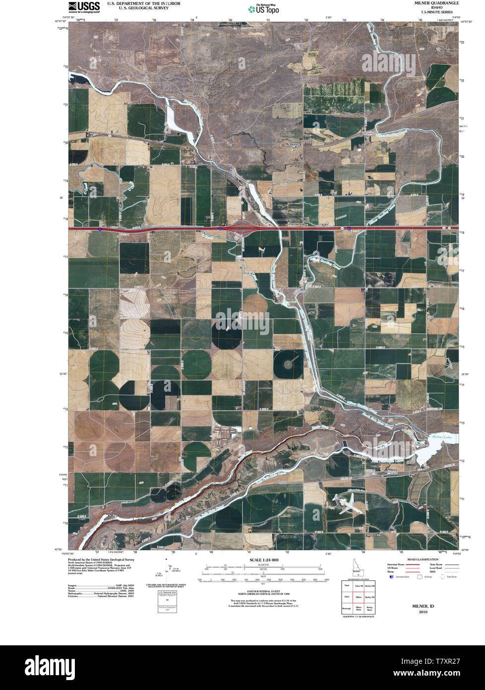 Map of milner Cut Out Stock Images & Pictures - Alamy