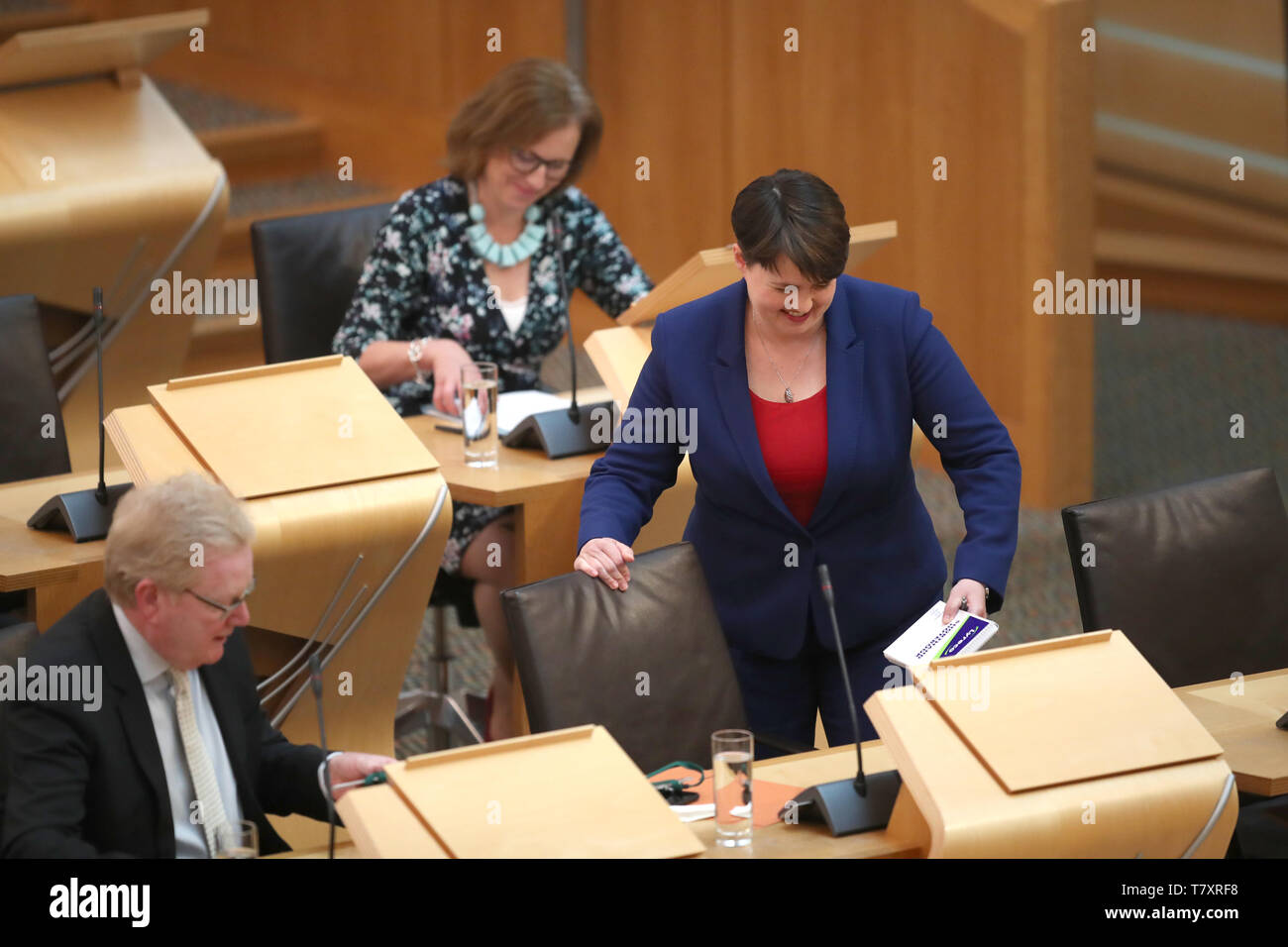 Scottish conservative leader ruth davidson arrives for first ministers ...