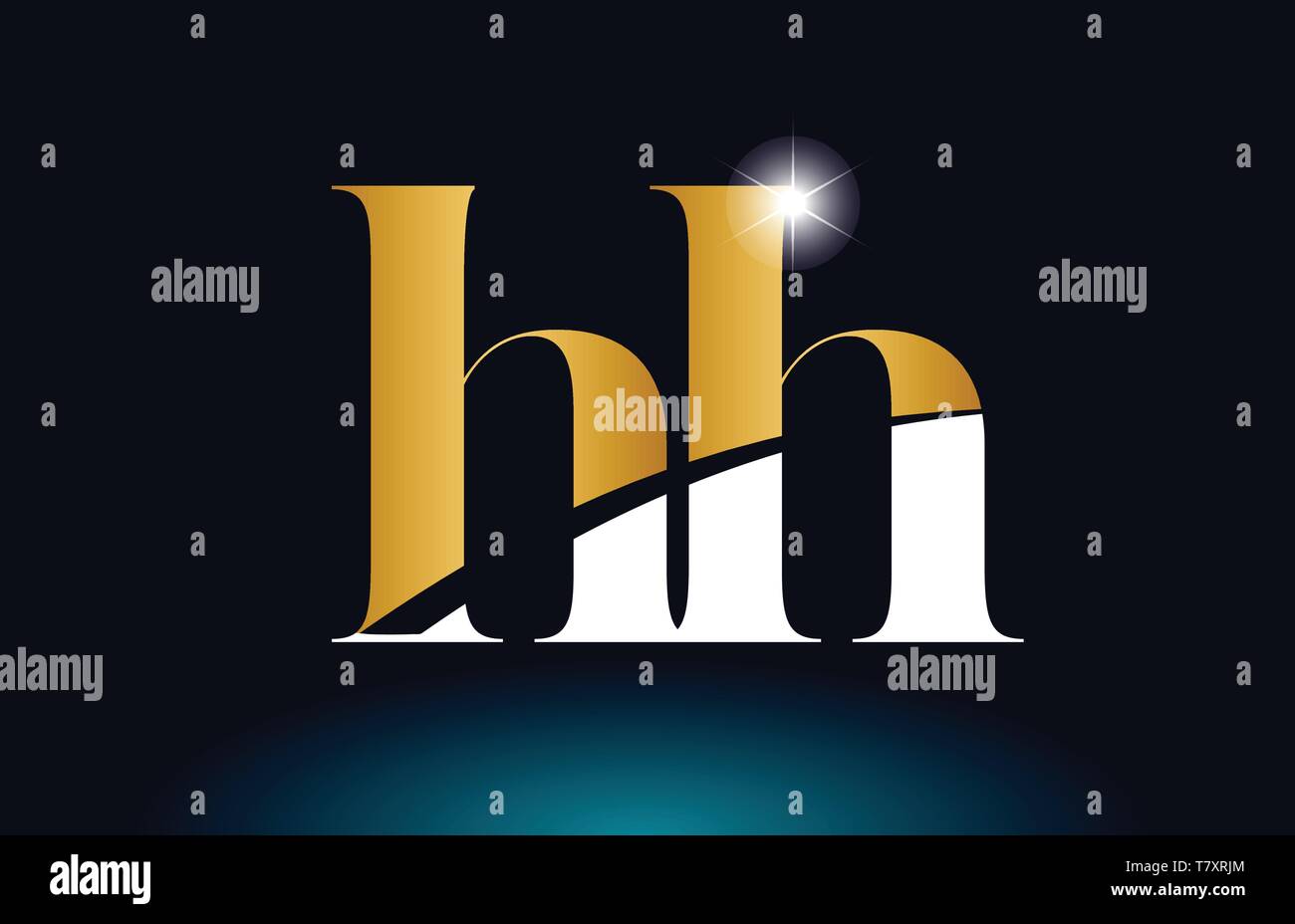 Hh icon Stock Vector Images - Alamy