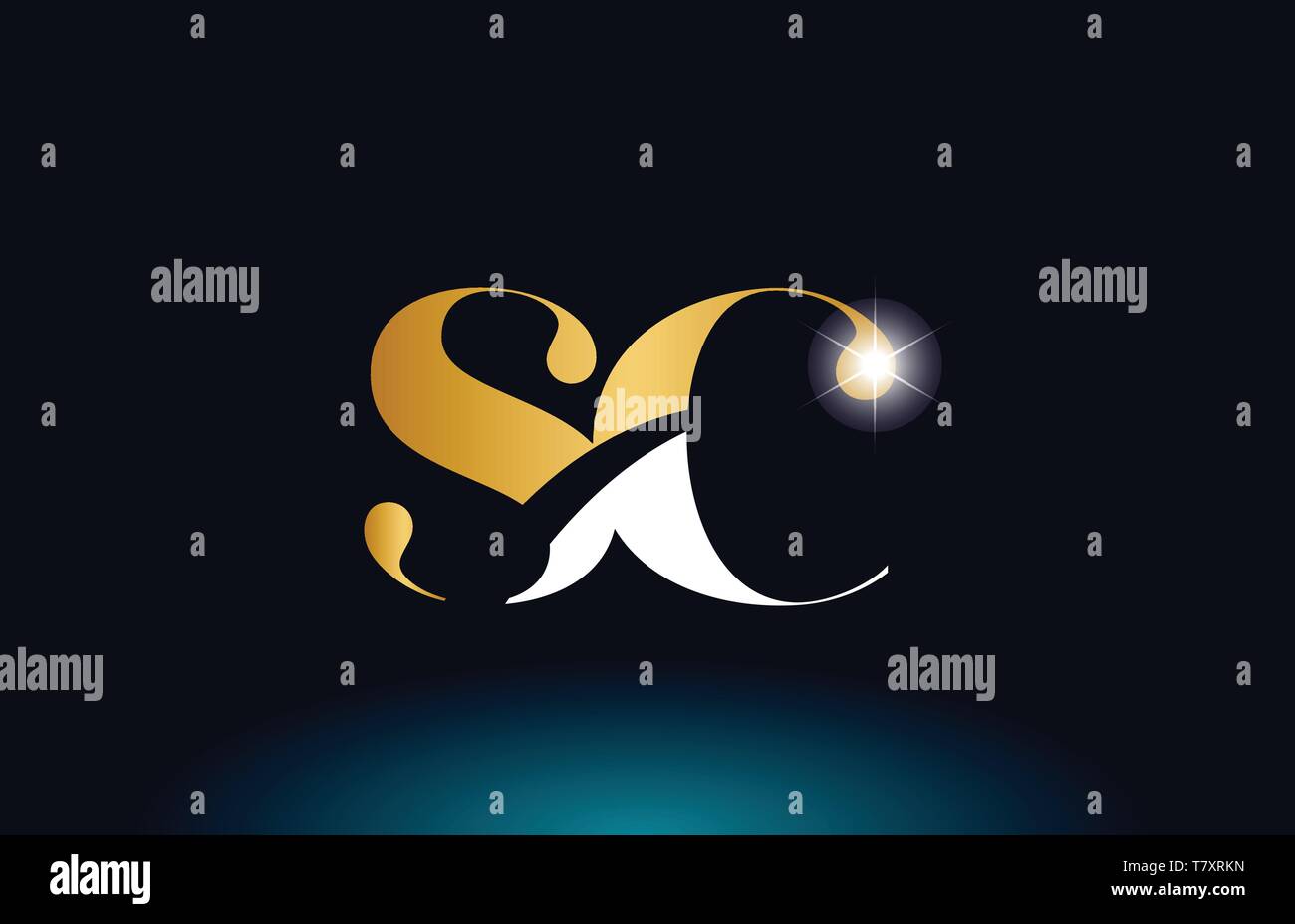 Sc logo design hi-res stock photography and images - Alamy