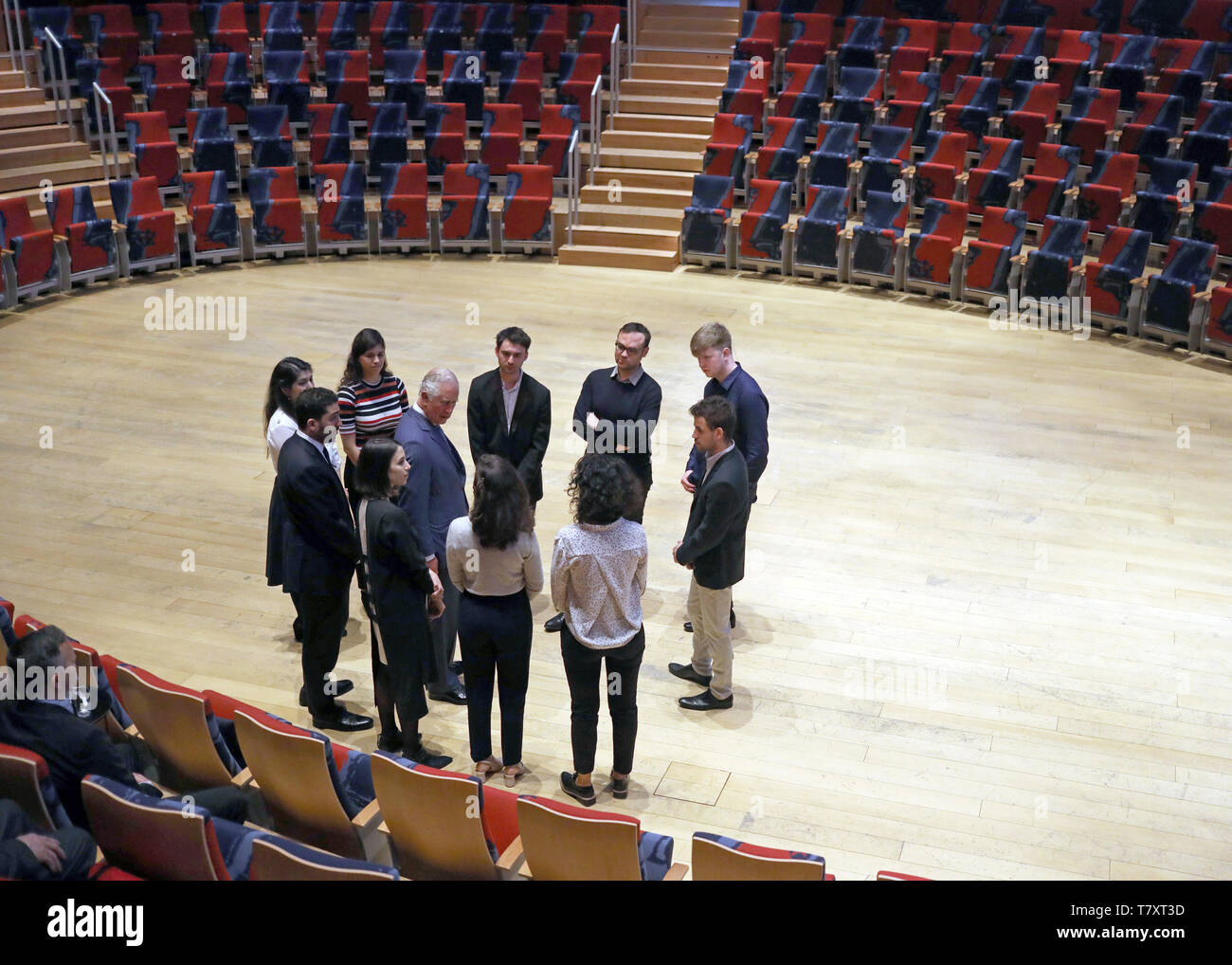 The Prince of Wales during a visit to the Barenboim-Said Akademie, an ...