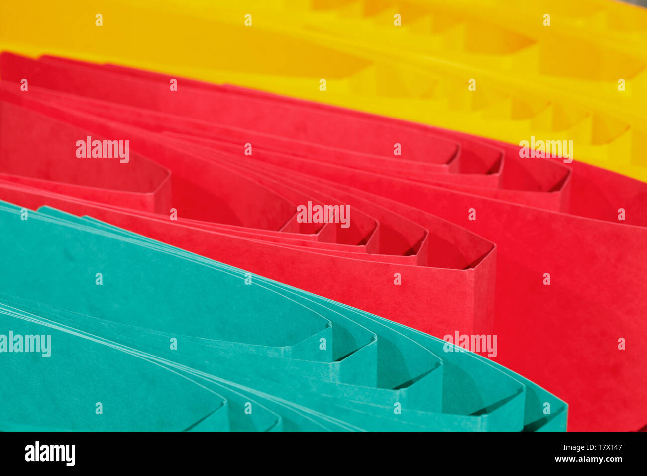 Colorful plastic folders, background image, texture Stock Photo - Alamy