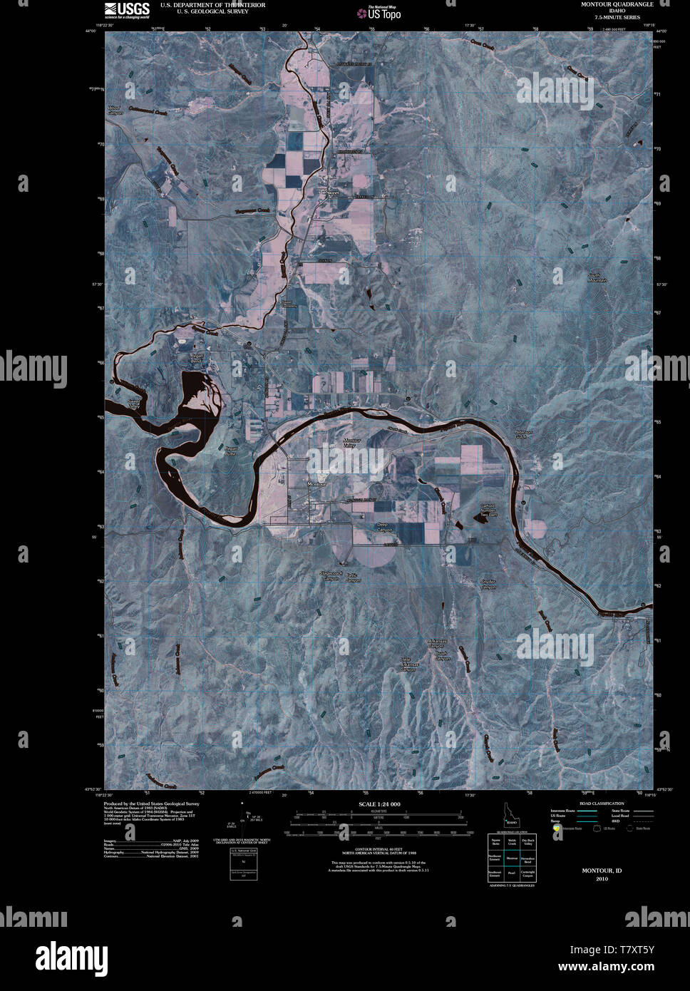 Montour map hi-res stock photography and images - Alamy