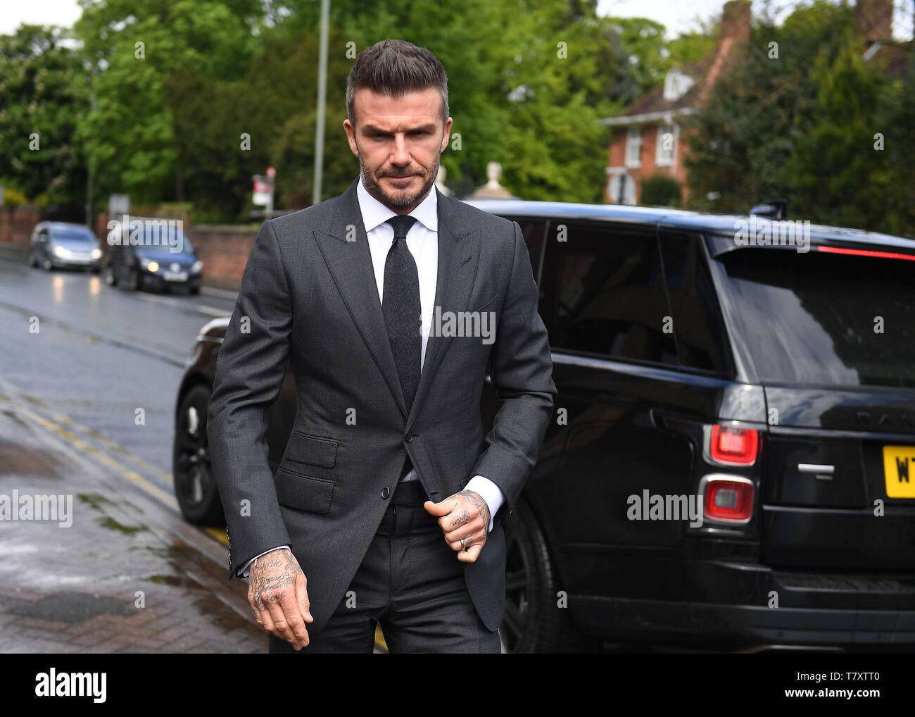 Football star david beckham arriving bromley magistrates court hi-res ...