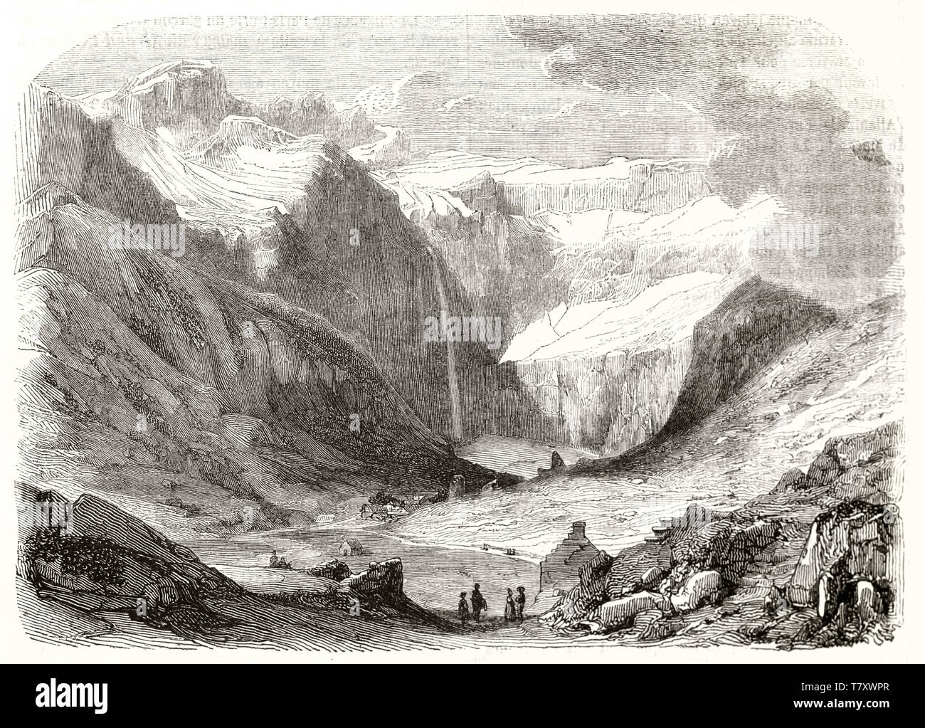 Mountain background drawing hi-res stock photography and images - Alamy